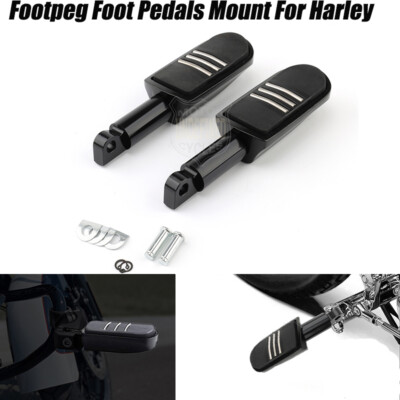 Extender 2''Long Foot Pegs Pedals Footrest For Harley Softail Road ...