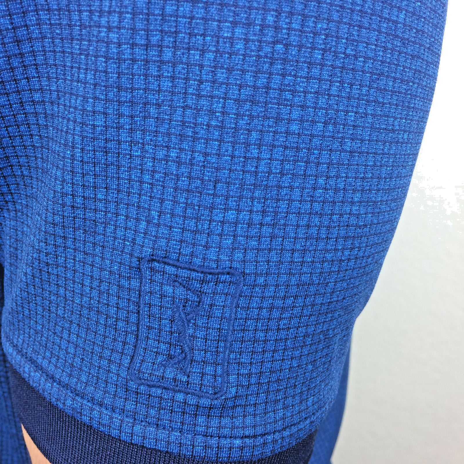 PGA Tour Men's Blue Checkered Golf Polo Shirt Sz XL | eBay