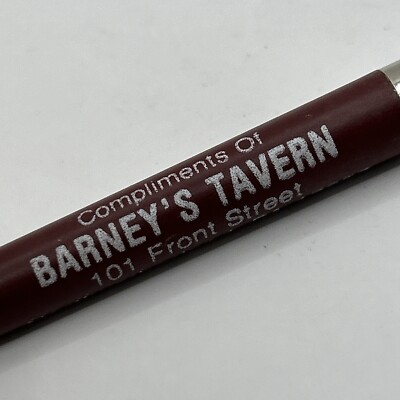 VTG Ballpoint Pen Barney's Tavern Northumberland Pennsylvania | eBay
