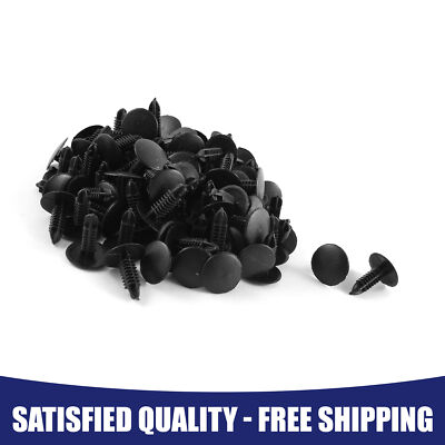 Car Trim Plastic Fir Tree Fastener Black 5 x 5mm Hole Size Universal ...