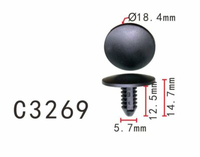 20pcs Fit BMW Interior Trim Clip Fixing Plastic Rivet 5mm 52208133466 ...