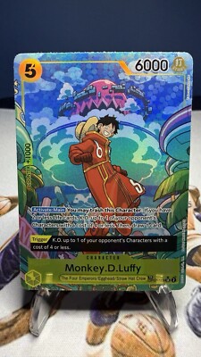 Monkey.D.Luffy (SP) OP07-109 Two Legends - One Piece | eBay