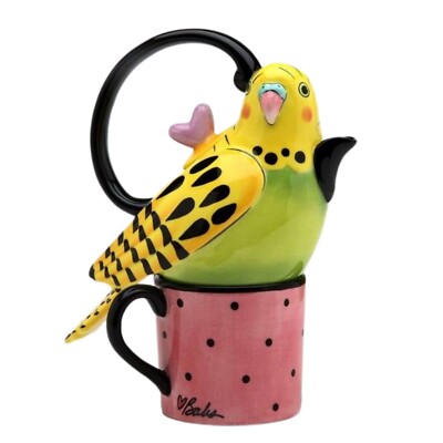 Cosmos Flights of Fancy: Yellow Parakeet Tea For One Teapot Cup Set By ...
