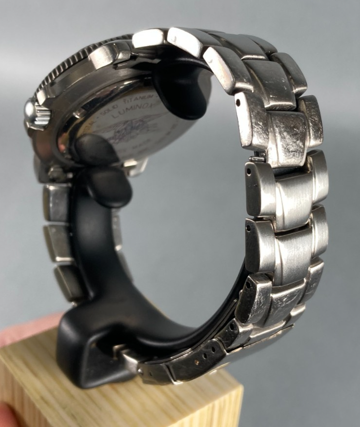 LUMINOX Series 3600 Titanium Watch Black Dial Running | eBay