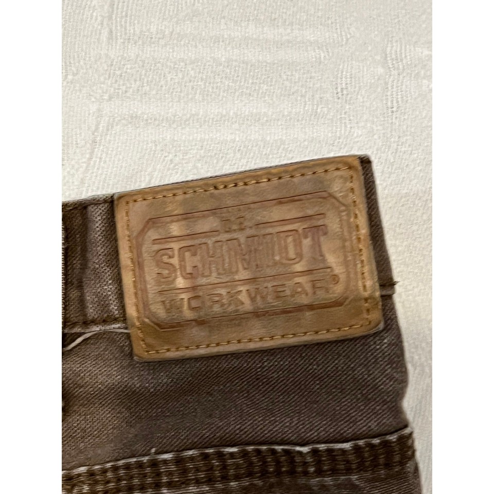 Schmidt Workwear Brown Cargo Carpenter Work Jeans Mens 40x30 | eBay