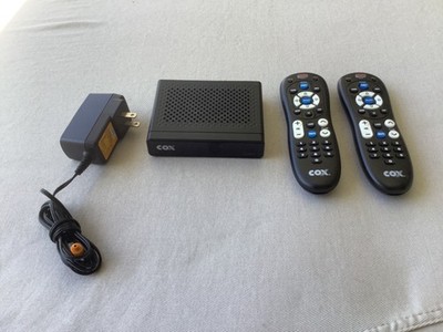 Cox/Mini Cable TV Receiver Box With 2 Remotes and Power cord | eBay
