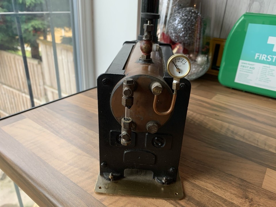 Live Steam Stuart 500 Copper Boiler With Fittings For Stationary Engine ...