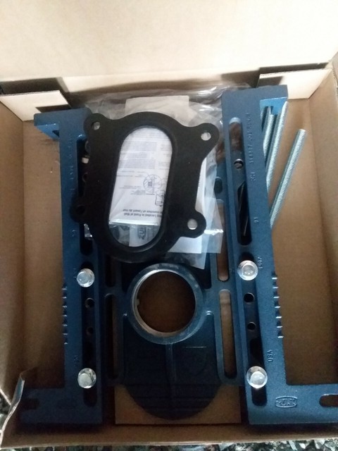 Zurn P1201-TRIM-KIT-9 EZCarry WITH LH Closet Carrier AND TEST CAP for ...