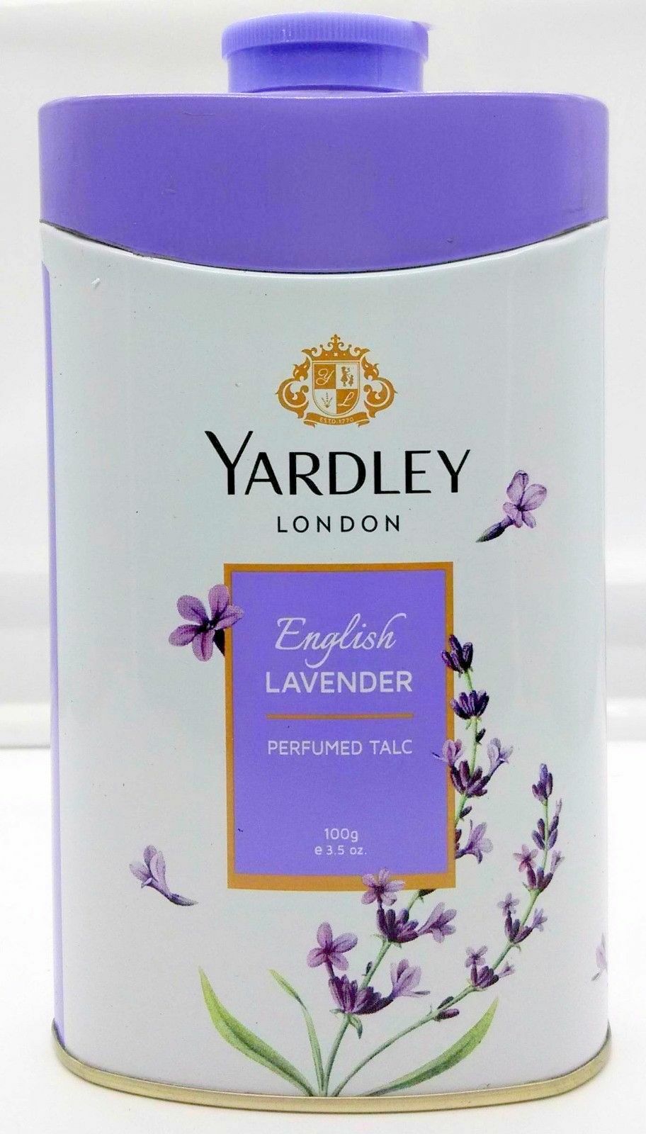 Yardley London Talcum Powder English Lavender 100 grams pack (3.5oz ...