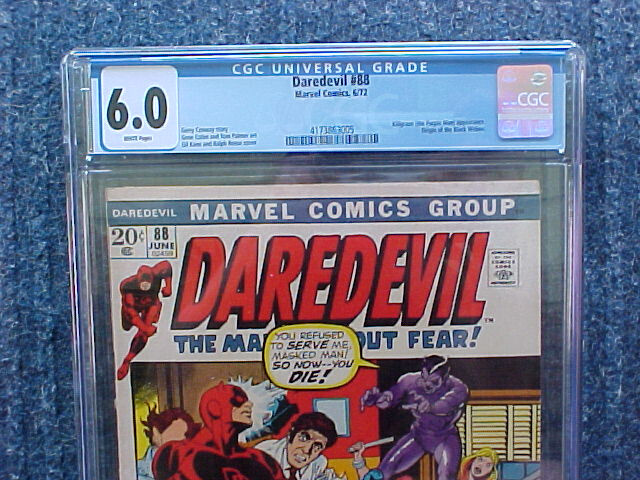 Daredevil #88 CGC 6.0 - WHITE pages - 1972 Marvel - Purple Man! | eBay
