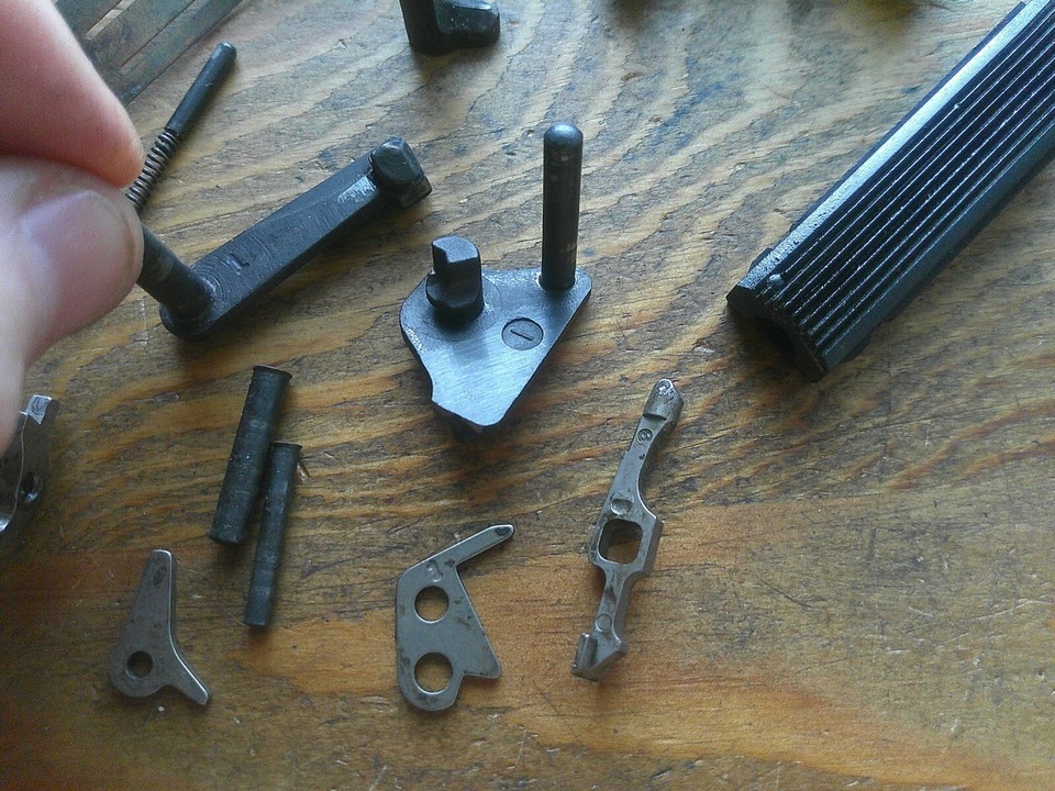 Colt 1911 45ACP Parts Mainspring Housing Slide Stop Hammer Safety ...