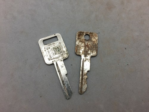 For GM Cars Key Blank "A" and Cut " C" Lot 2 Vintage | eBay