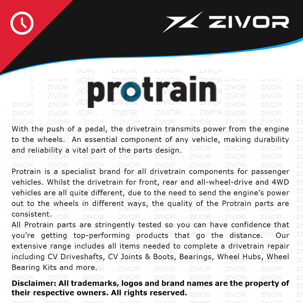 New PROTRAIN Drive Shaft Cv Joint Boot Kit For FORD FALCON SR, XT BA ...