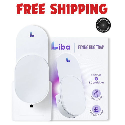 Plug-In Electric Bug Zapper Indoor Fly Trap Wall Mounted Mosquito Trap ...