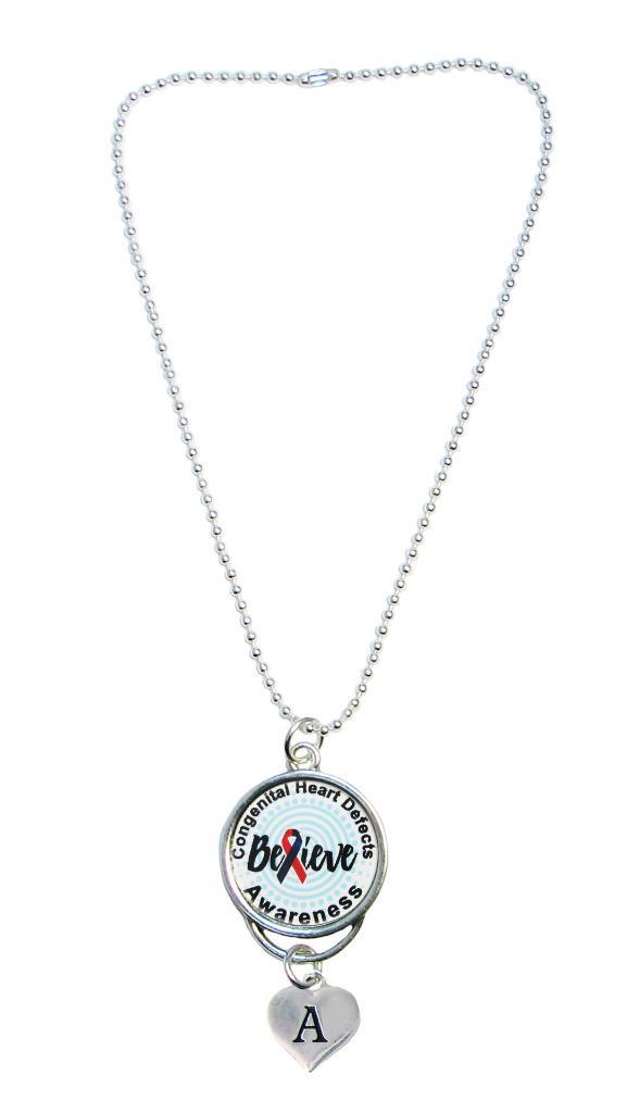 Custom Congenital Heart Defects Awareness Rear View Mirror Charm ...