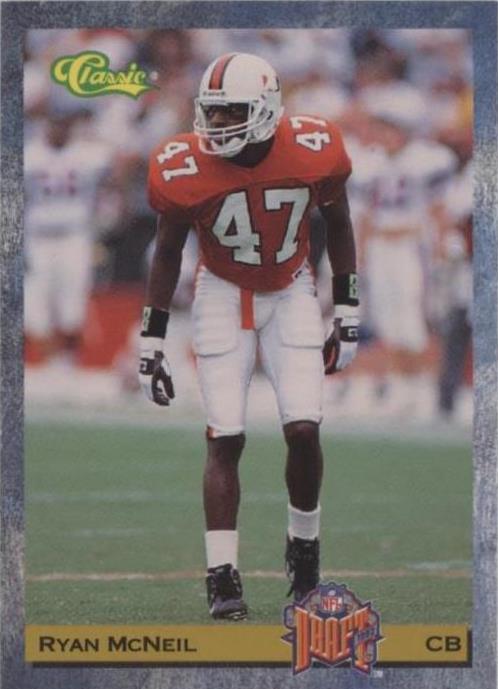 1993 Classic Draft Picks - Ryan McNeil #86 (RC) for sale online | eBay