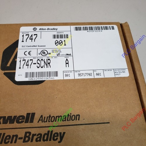 New Allen Bradley 1747-SCNR SER A SLC 500 ControlNet Scanner Module ...