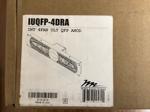 Middle Atlantic IUQFP-4DRA Designer Ultra Quiet Quad Fan Panel | eBay