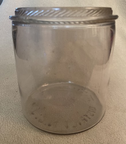 Vintage Clear Glass Tobacco Jar RJ Reynolds Factory No 256 5th District ...