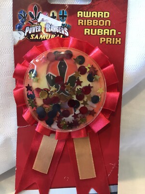 Power Rangers Samurai Party Supplies Award Ribbon (read description) | eBay