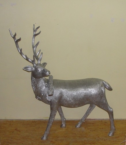 Rentier Elch Figur Skulptur Lebensgroß Weihnachten Tierfigur ...