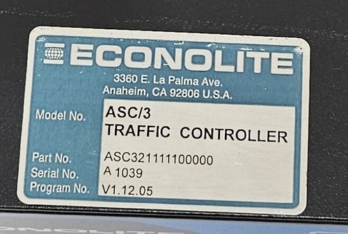 Econolite ASC/3-2100 Traffic Controller | eBay