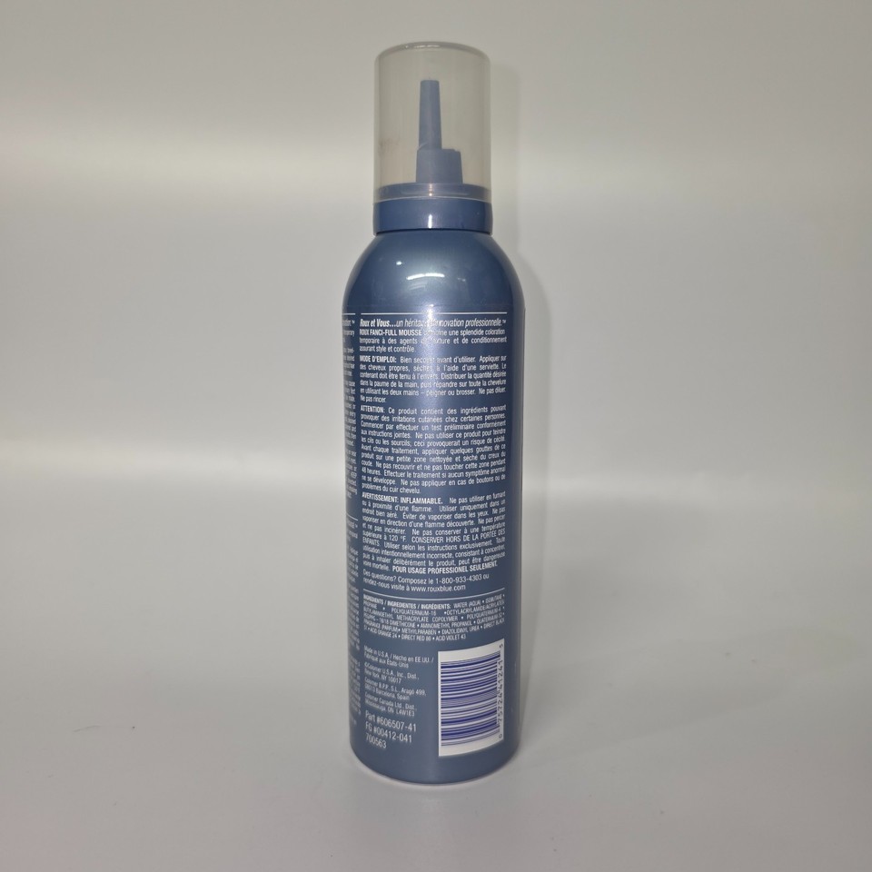 Roux fanci full mousse Color True Steel 41 Color Styling mousse 6 oz | eBay