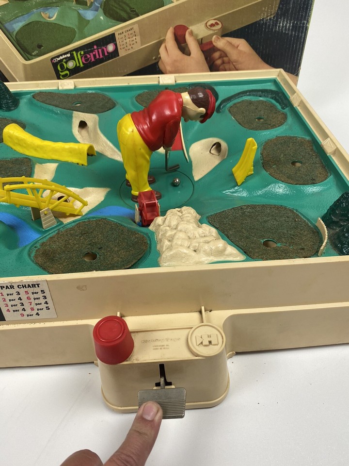 Vtg 1962 Hubley GOLFERINO Tabletop Mini Golf Game 995 ORIGINAL BOX Works Great! | eBay