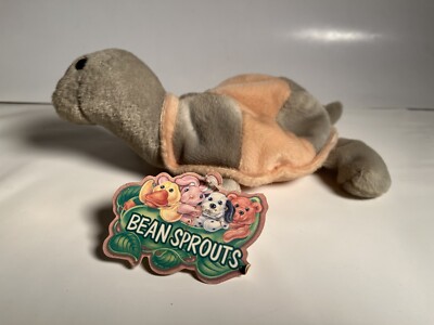 Vntg Bean Sprouts Turtle Plush With Tag Stuffed Tommy Tortoise Sea 7 ...