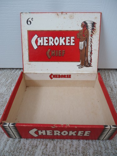 Vintage RARE Cherokee Chief Cigar Box - 6 cents | eBay