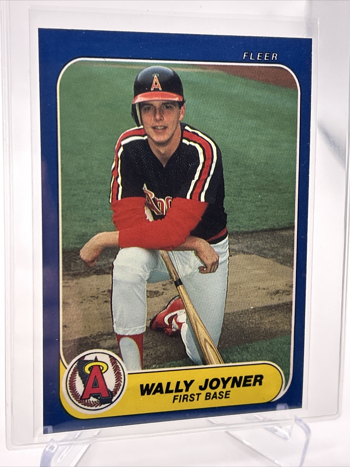 1986 Fleer Update Wally Joyner Rookie Baseball Card #U-59 NM-MT FREE ...