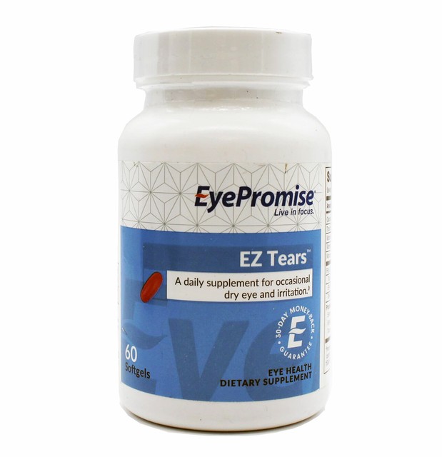 EyePromise EZ Tears Omega 3s Softgels - 60 Count for sale online | eBay