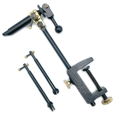 BEGINNER FLY TYING VISE - Supreme Rotary Vice with C-Clamp & 2 Extra ...