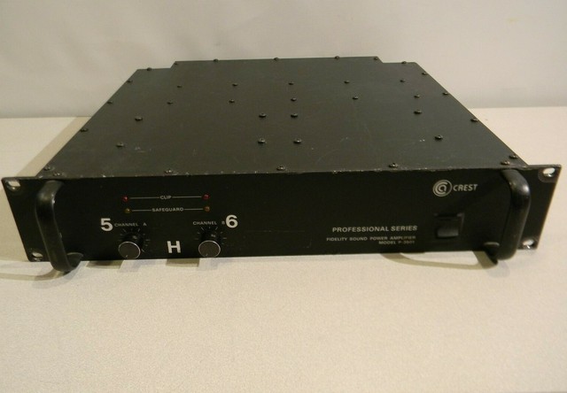 Crest Audio P-3501 255 Watts X 2 Professional Power Amplifier for sale ...