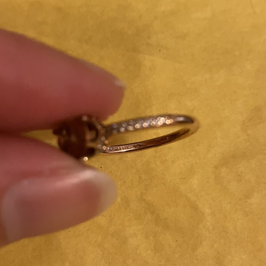 Authentic PANDORA Rose Pink Sparkling Crown Solitaire Ring 188289C01 ...