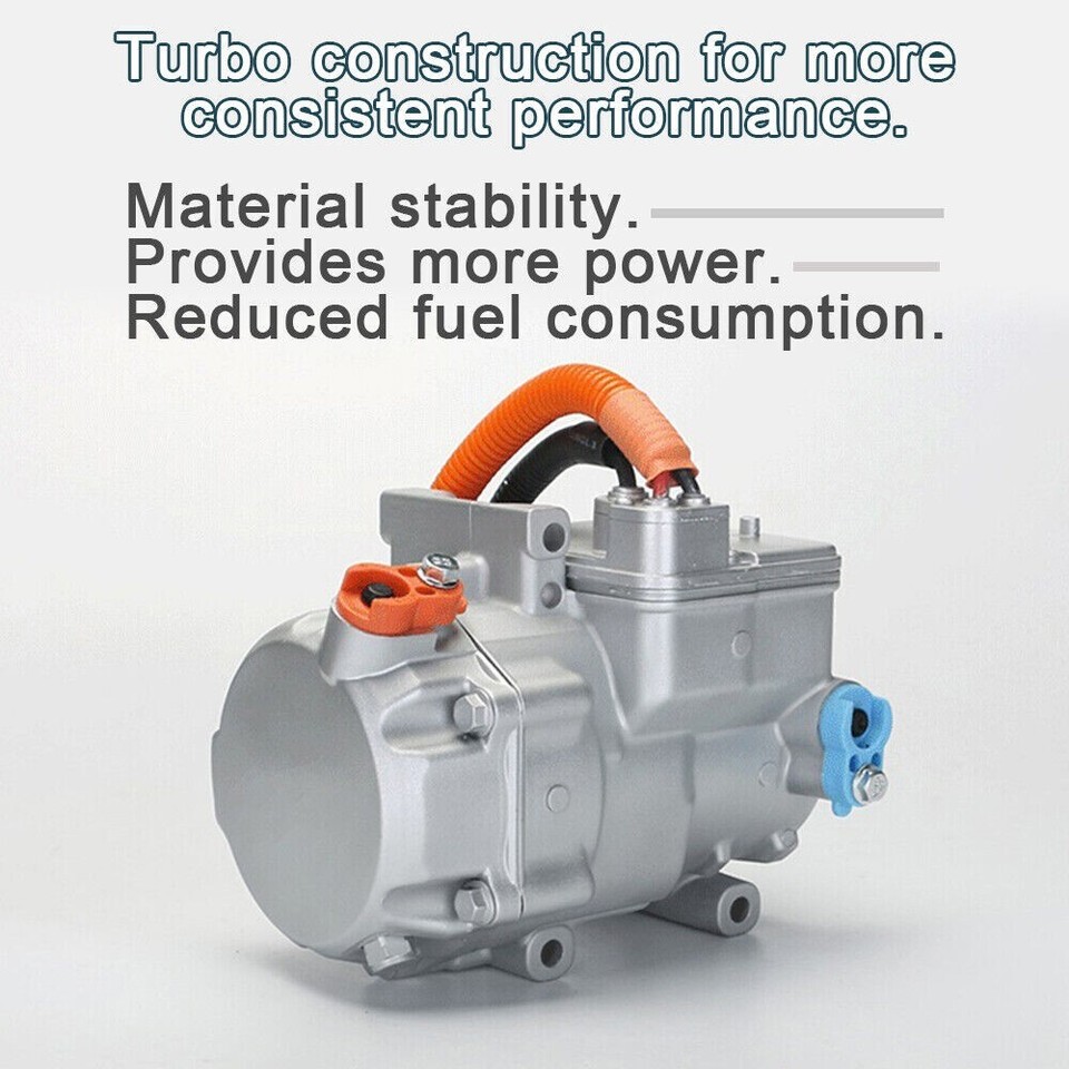 12V Electric AC Compressor Universal Car Truck Cab Air Conditioning ...