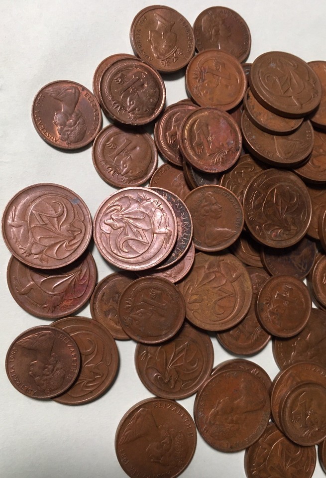 1966-1991 Australian 1 & 2 Cent Coins x 16 Coins (187 | eBay Australia