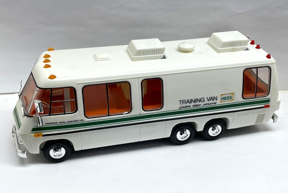 VINTAGE 1978/80 HESS TRAINING VAN IN ORIGINAL BOX WITH CARD & INSERTS ...