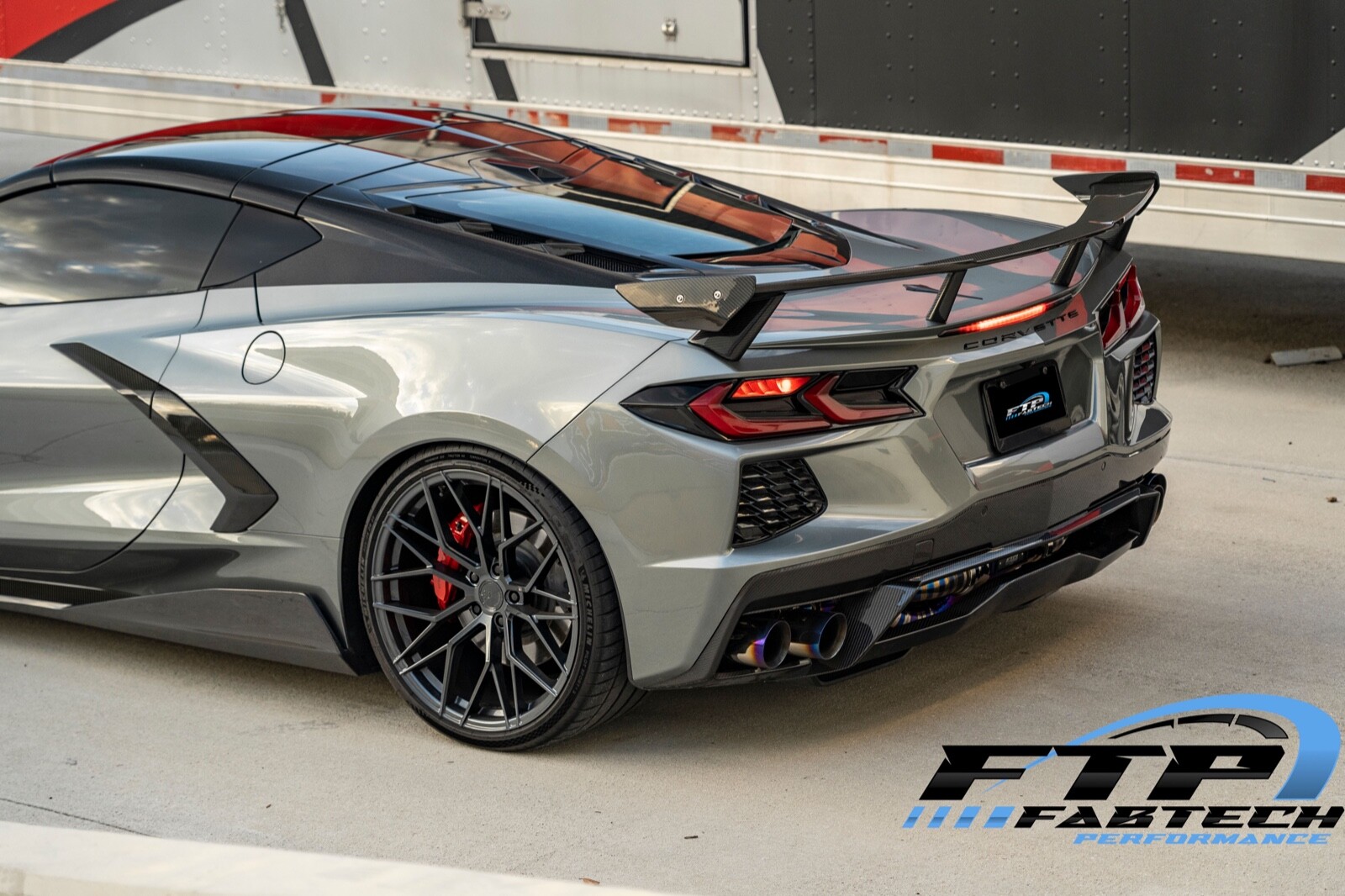 Corvette C8 FORGED Carbon fiber Rear Diffuser Bumper Z07 Chevy C8 ...