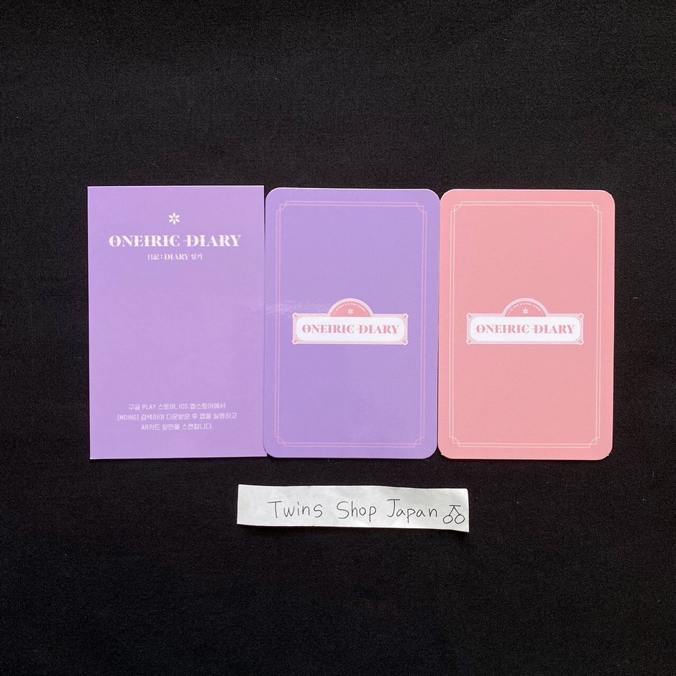 iz*one 3rd Mini Album Oneiric Diary Diary ver. IZONE Photocard [with ...