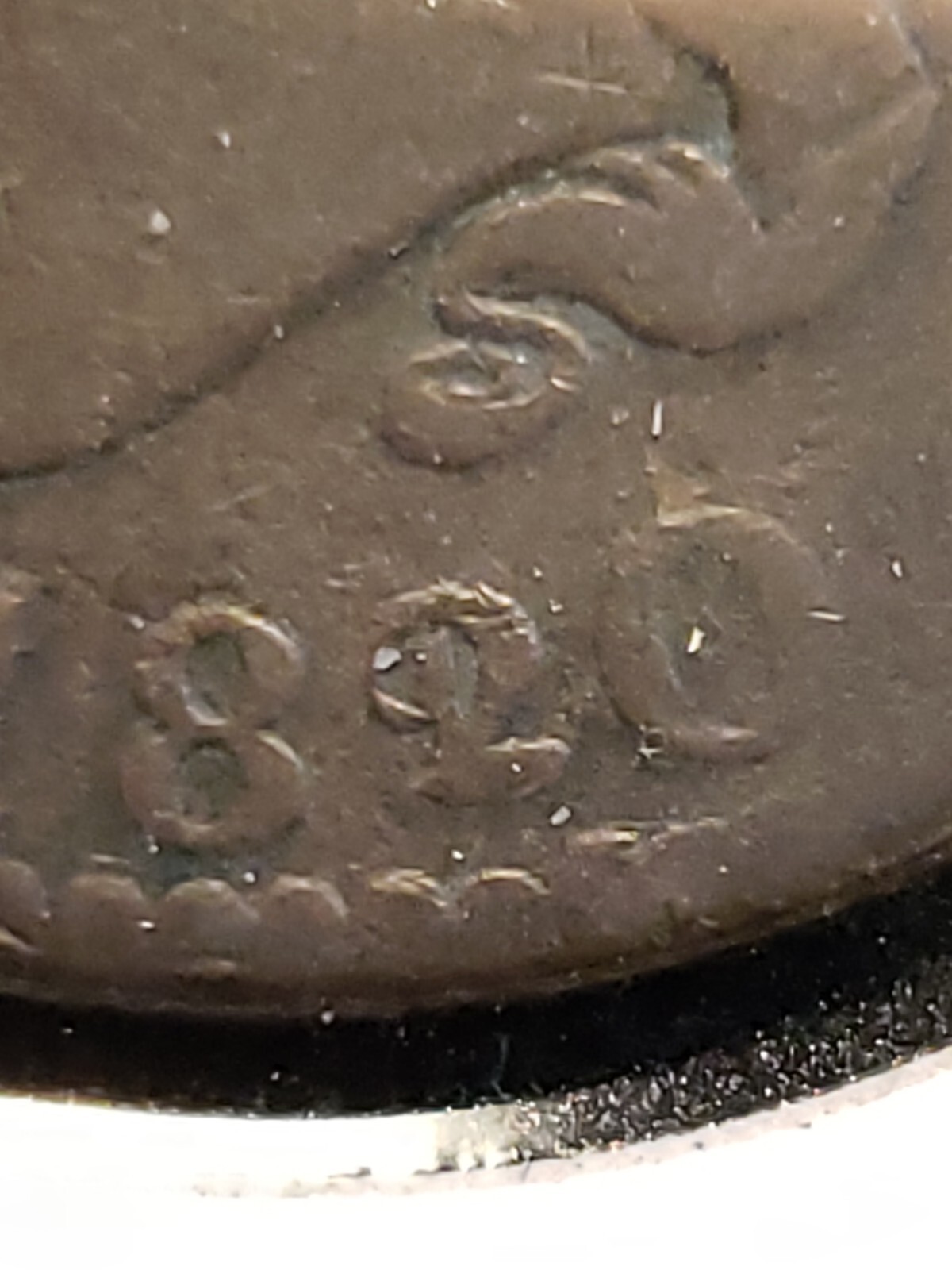 1820/19 Large Cent N-1. Light cheek scratch. No evidence of corrosion ...