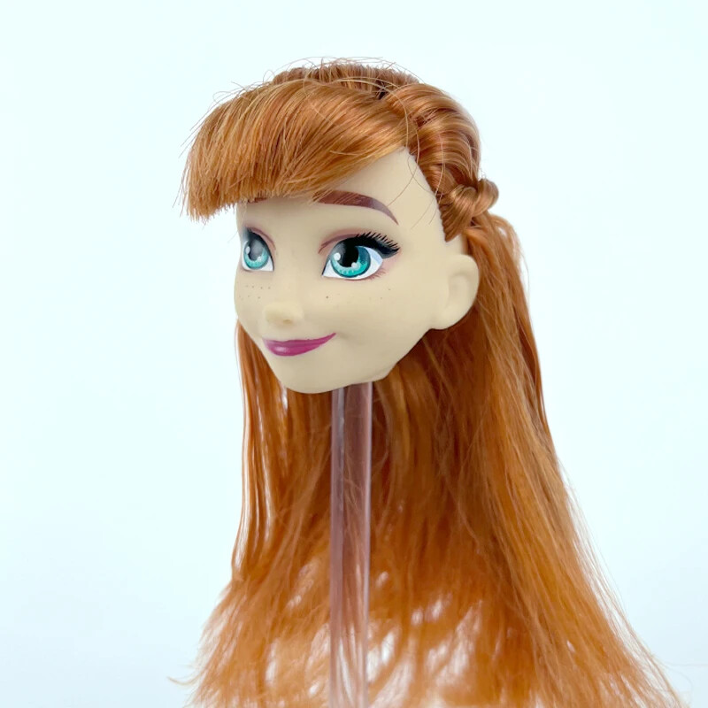 1pc Brown Hair Princess Doll Head For 11.5" Dolls Fashion Make Up 1/6 ...