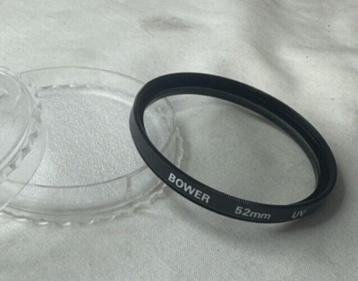 Bower 52mm UV Glass Multi Coated Filter in acrylic case made in Japan ...