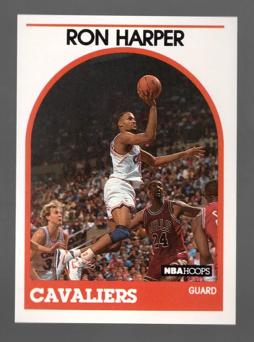1989-90 Hoops Ron Harper Cleveland Cavaliers #205 Near Mint or Better | eBay