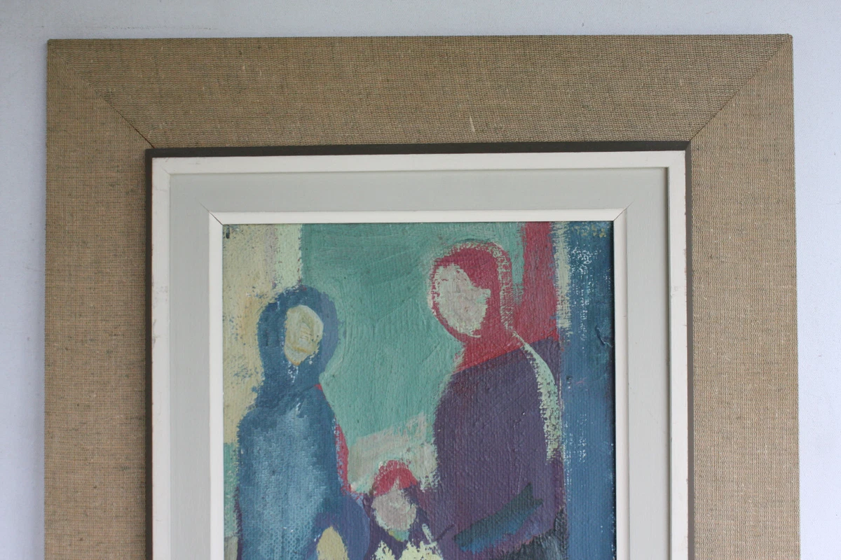 Family Portrait Painting Abstract