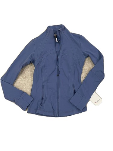 Lululemon Women s Blue Water Drop Define Jacket Luon Size 6 BNWT L 