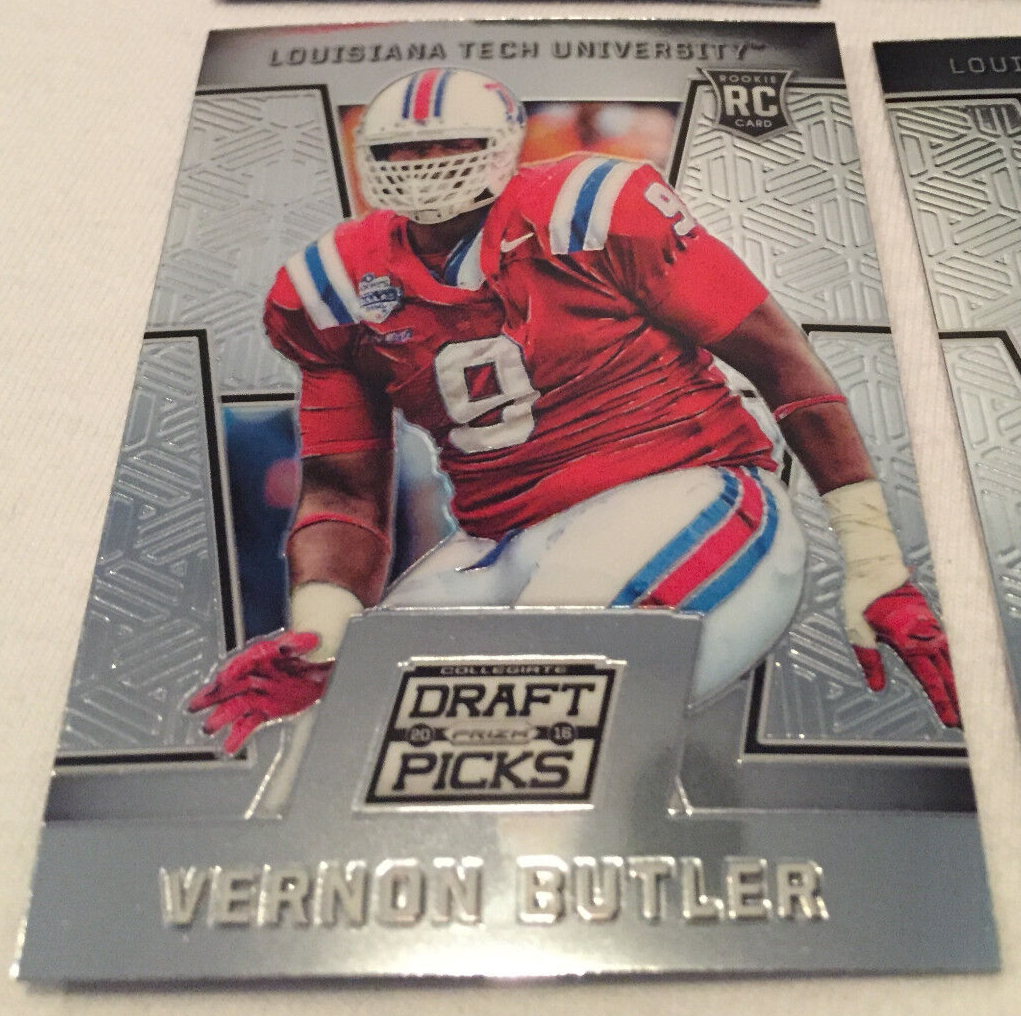 2016 Panini Prizm Draft Football Vernon Butler Louisiana Tech rookie ...