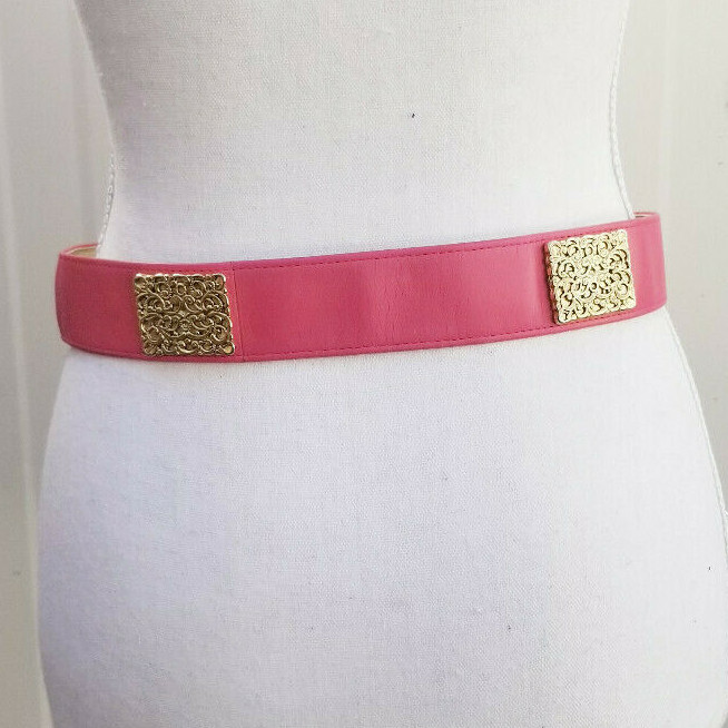 MONDI Hot Pink Belt Art Deco Made in Germany Size 36 … - Gem