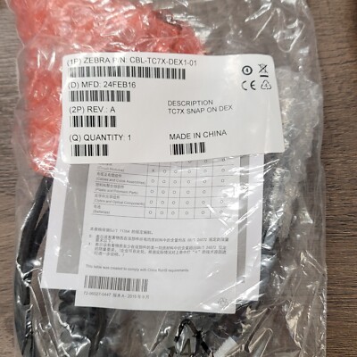 Zebra Motorola TC7x New Replacement Dex Cable - CBL-TC7X-DEX1-01 | eBay