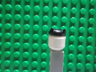 Lego mini figure 1 Black Headgear with Top Ears NEW | eBay